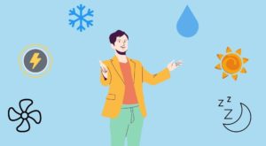 Different Modes in Air Conditioner: Cool, Dry, Fan, Turbo, Sleep